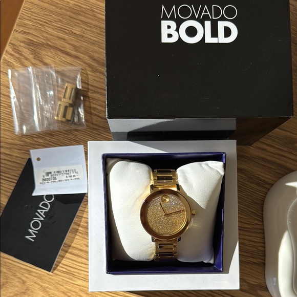 Movado | Accessories | Movado Bold Gold Watch | Poshmark